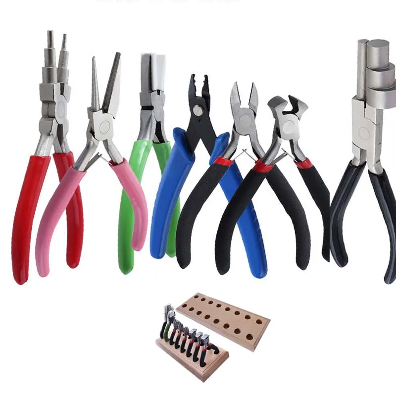 Jewelry Pliers Sets with Carbon Steel Round Nose Pliers Copper Wire ...