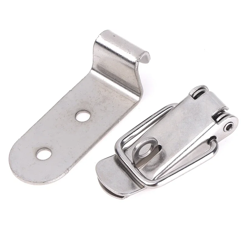 Spring Hasp Toolbox Toggle Latches Lock, Stainless Steel Double Springs ...