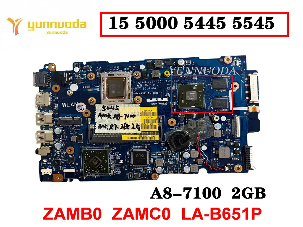 Original-For-Inspiron-15-5000-5445-5545-Laptop-Motherboard-ZAMB0-ZAMC0 ...