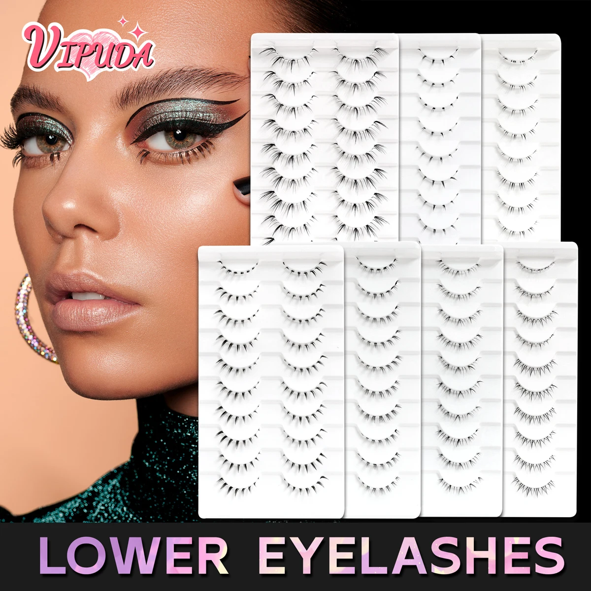 10-6-5Pairs-Lower-Lashes-Natural-Under-Eye-Lashes-Soft-16-Different ...