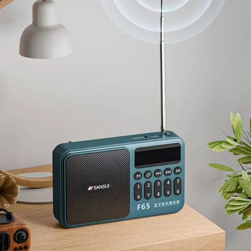 New SANSUI F65 Portable Wireless Bluetooth Speaker with Subwoofer Loud ...