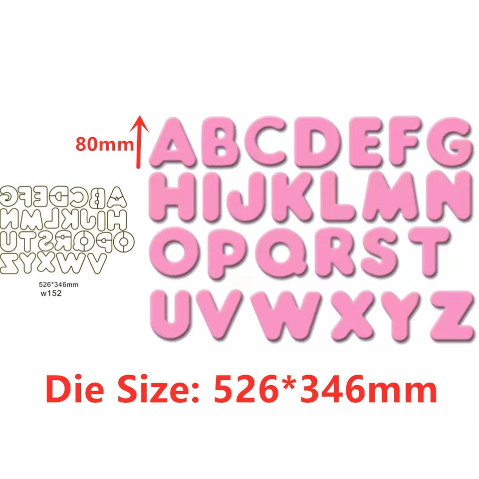 Girly Letter Stencils