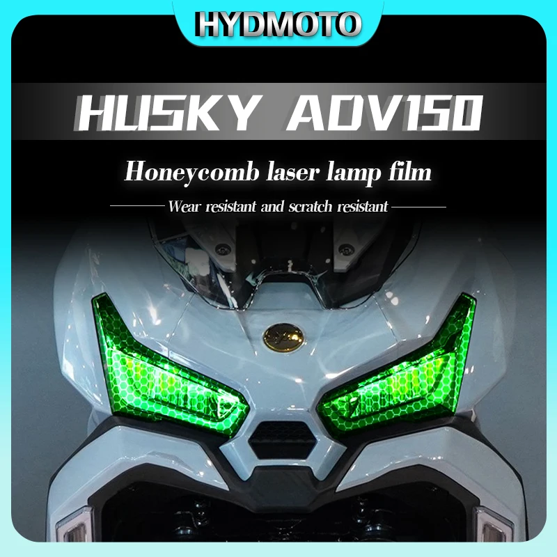 For-SYM-HUSKY-husky-ADV150-headlight-honeycomb-laser-lamp-film ...