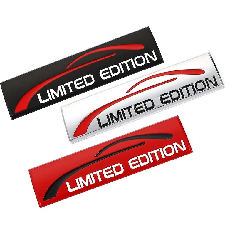 Car Sticker Limited Edition Metal Alloy 3D Badge Car Modification ...