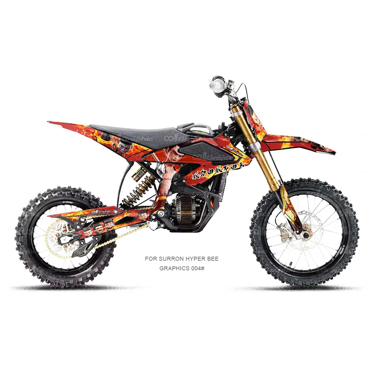 2025 Surron Hyper Bee Graphics electric Dirt bike stickers body ...