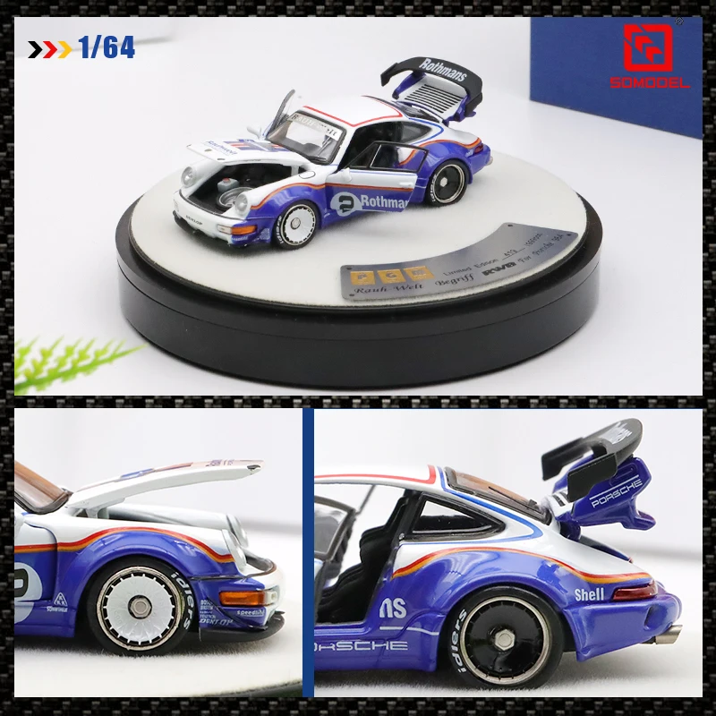 Pgm-1-64rwb-911993964-White-blue-Die-cast-Model-Car-Series-Limited ...