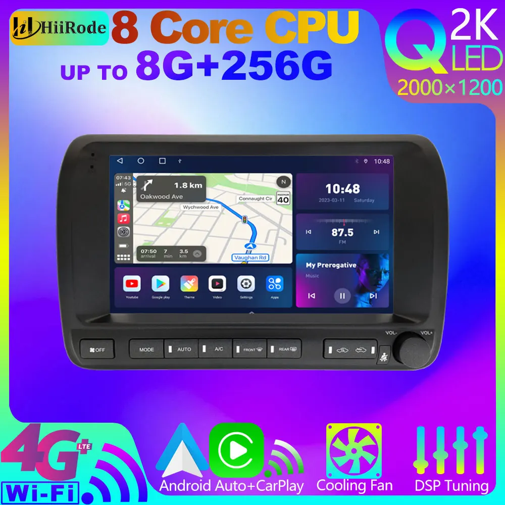 HiiRode-8G-256G-Android-12-QLED-2K-DSP-Car-Stereo-Radio-For-Toyota ...