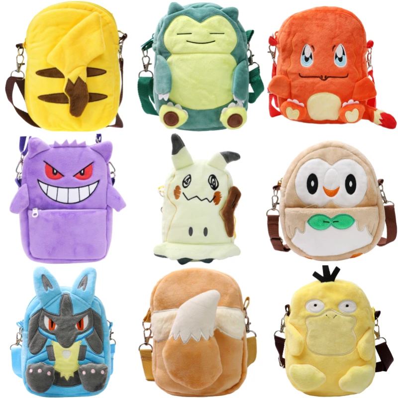 Nieuwe-Pokemon-Pluche-Tas-Pikachu-Mimikyu-Gengar-Lucario-Zachte-Knuffel ...