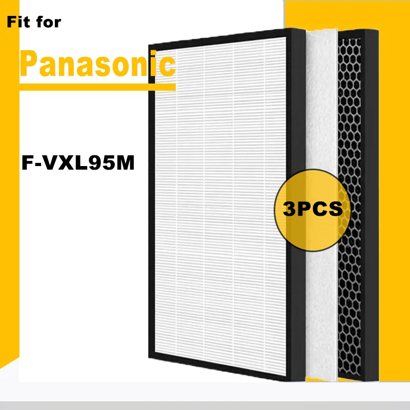 Replacement HEPA Deodorizing Carbon Filter for Panasonic Air Purifier F ...