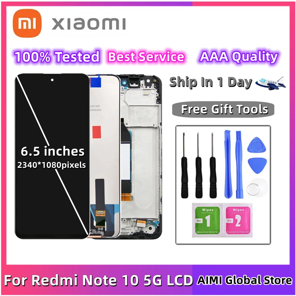AAA Quality For Xiaomi Redmi Note 10 5G LCD Display Touch Screen ...