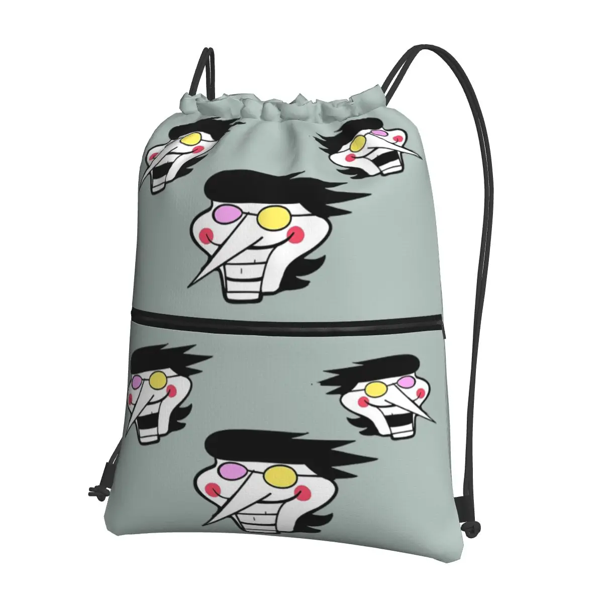 Deltarune-Spamton-Portable-Backpacks-Drawstring-Bag-Multi-function ...