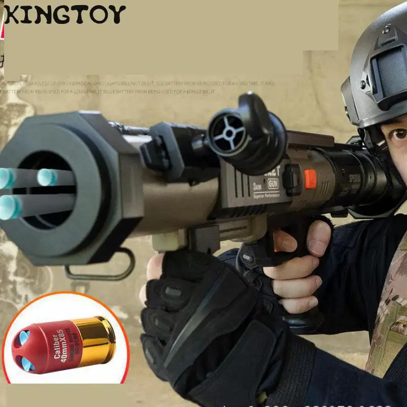 Howitzer Launcher Toy Gun Soft Bullet Gun Blaster Manual Armas Weapon ...