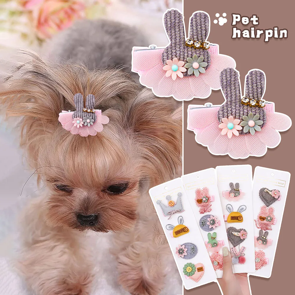 Pet-Dog-Hairpin-Dog-Hair-Clips-Pink-Style-Princess-Barrette-Cartoon ...