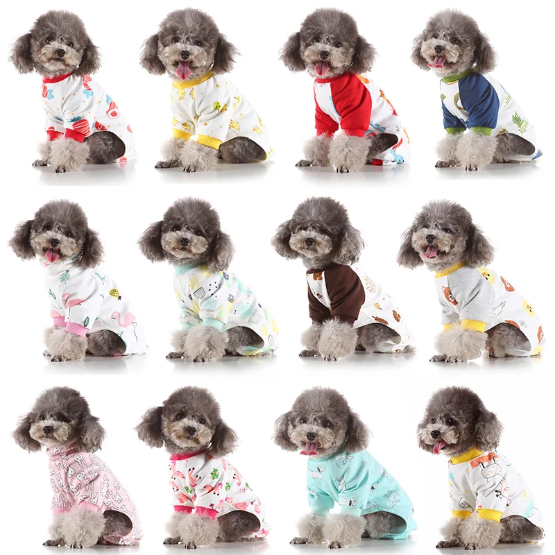 Dog-Pajamas-Pet-Clothes-for-Small-Dog-Puppy-Jumpsuit-Dogs-Cat-Pyjamas ...