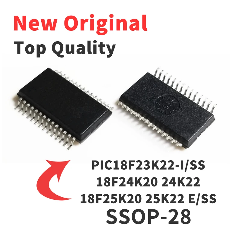Chip IC de SSOP-28 IC Original, nuevo, PIC18F23K22, PIC18F24K20, PIC18F24K22, PIC18F18F25K20 ...