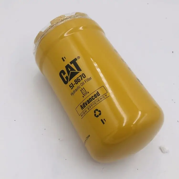 Para Cat 320d 323d 320c filtro de aceite original de fábrica, filtro ...