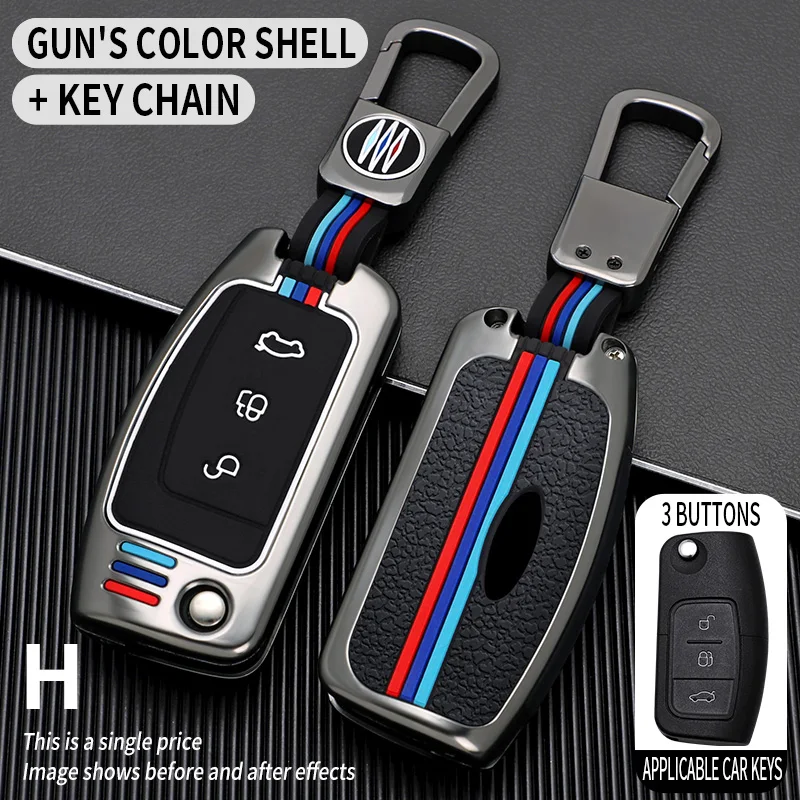 3 Button New Car Remote Key Cover Case For Ford Fiesta Focus 2 Ecosport ...