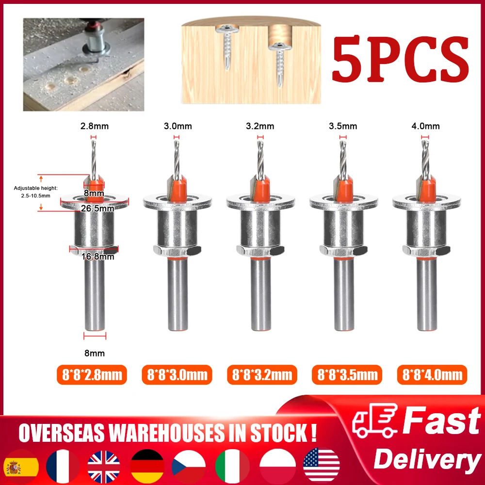 Carbide Woodworking Router Bit | Countersink Bits Wood | Counter Shank ...