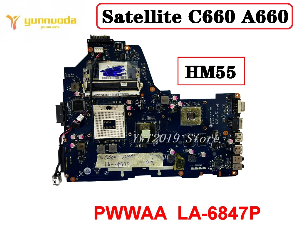 Original-For-Toshiba-Satellite-C660-A660-Laptop-Motherboard-PWWAA-LA ...