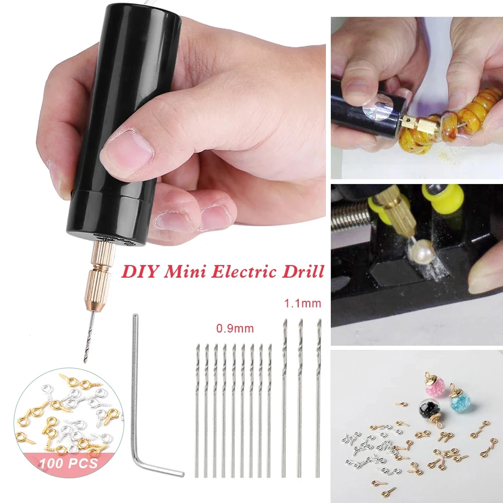 Mini Drill Pearl Jewelry | Micro Drill Jewelry | Electric Drills | Pearl Puncher - Diy 5v ...