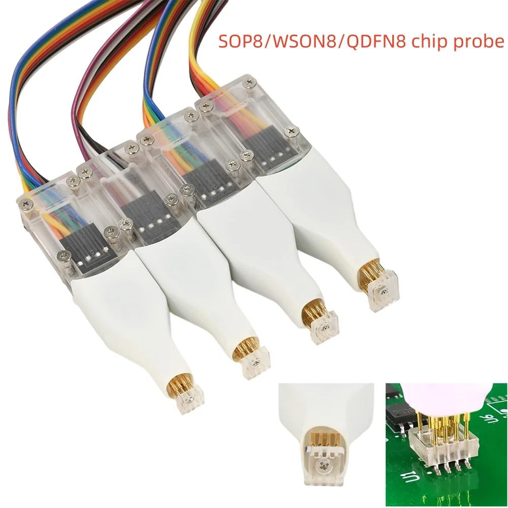 SOP8 WSON8 QDFN8 Microchip SMD Spring Pin Burn-In Test Write Program ...