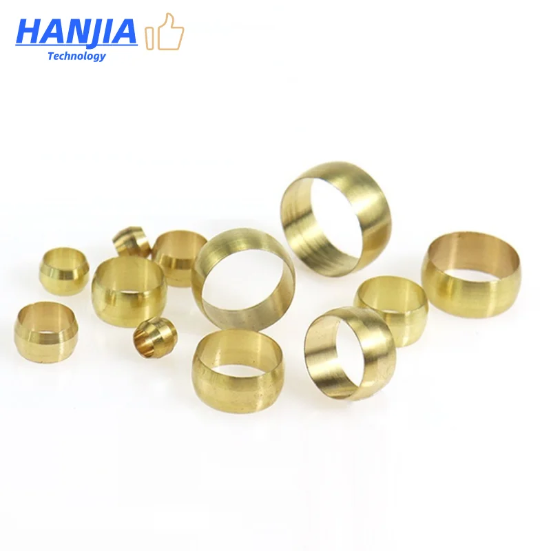 20Pcs4mm5mm6mm8mm10mm12mm1416mmTube Brass Ferrule Compression Copper ...