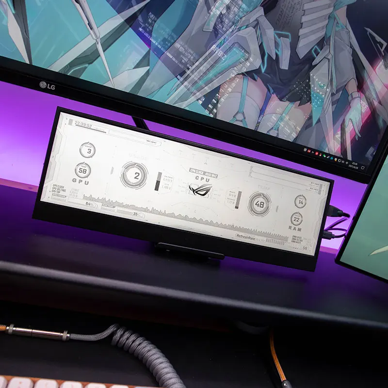 Computer-Temperature-Monitoring-Chassis-Novo-Tela-Secund-ria-Display ...