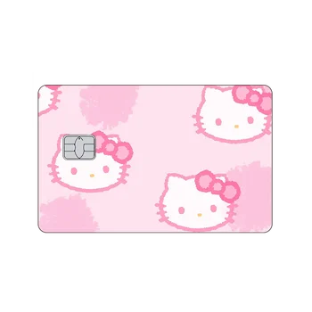 Kawaii Anime Sanrios Card Skin Stickers Fashion Kuromi Hello Kitty My ...