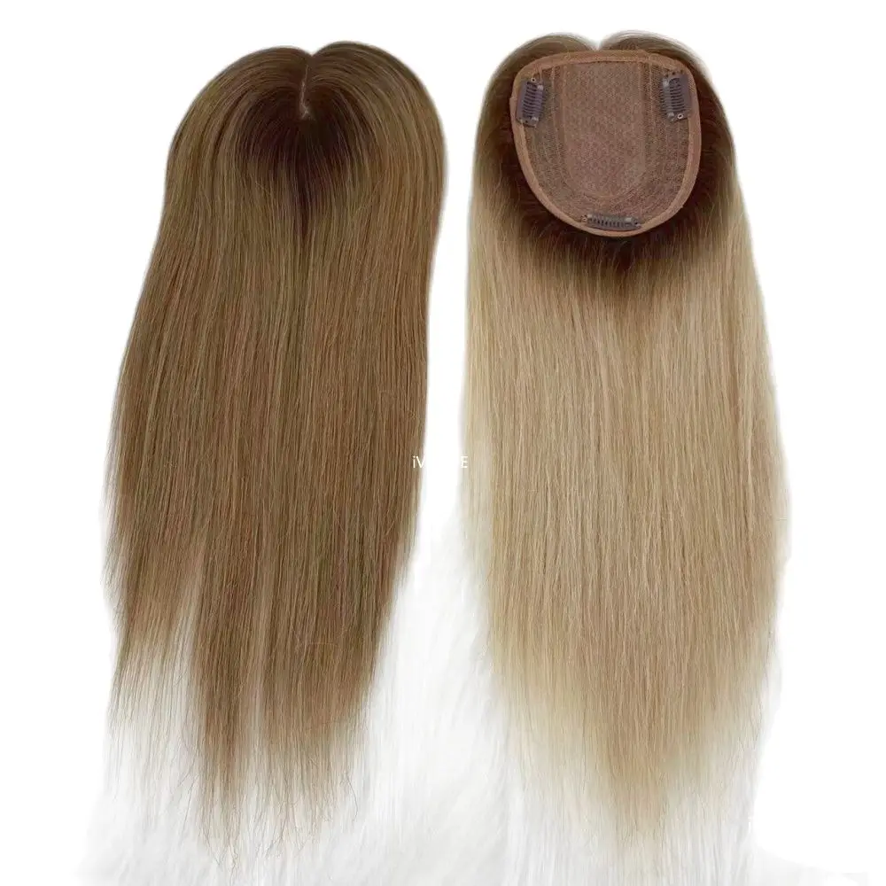 Toupet-de-base-en-cheveux-humains-Remy-deux-tons-pour-femme-frange-coup ...