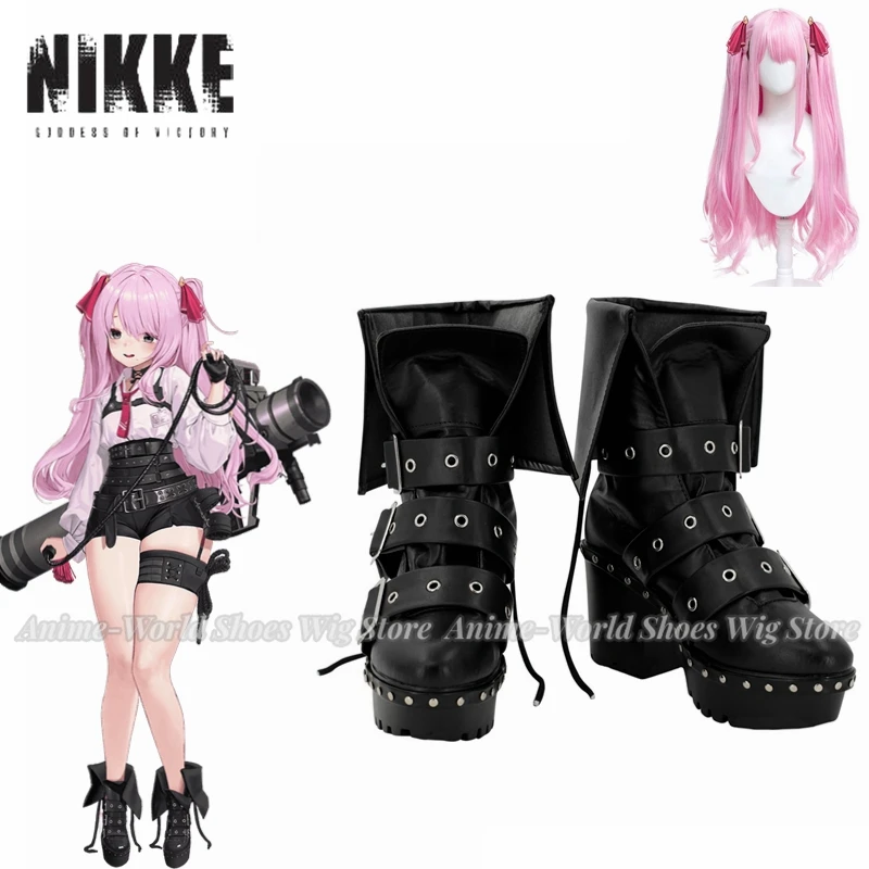 Game Nikke The Goddess Of Victory Yuni Cosplay Shoes Custom Made Boots ...