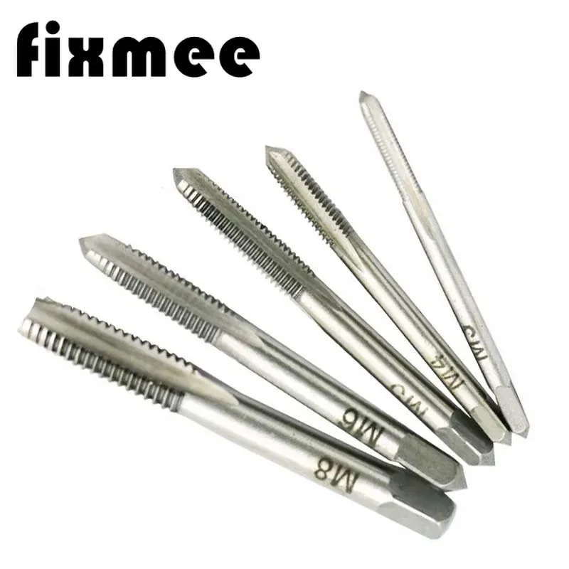 5pcs-Hss-Machine-Screw-Thread-Metric-Plug-Tap-Screw-Taps-3mm-4mm-5mm ...