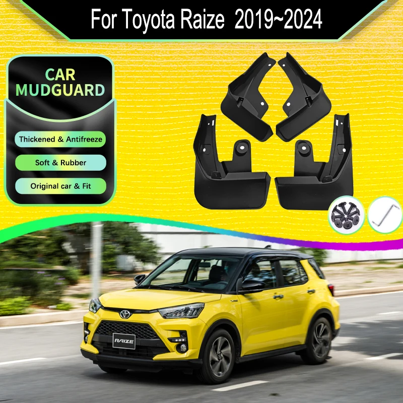 Car-Mud-Flaps-Fit-For-Daihatsu-Rocky-Toyota-Raize-Subaru-Rex-A250-2019 ...