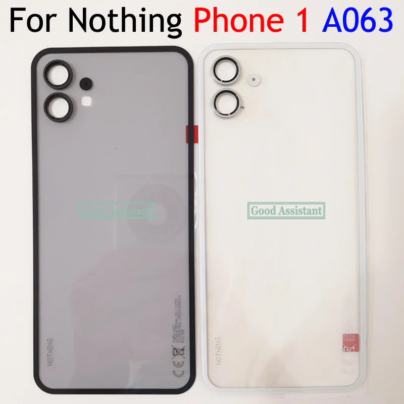 Black-White-6-55-Inch-For-Nothing-Phone-1-Back-Battery-Cover-Phone-One ...