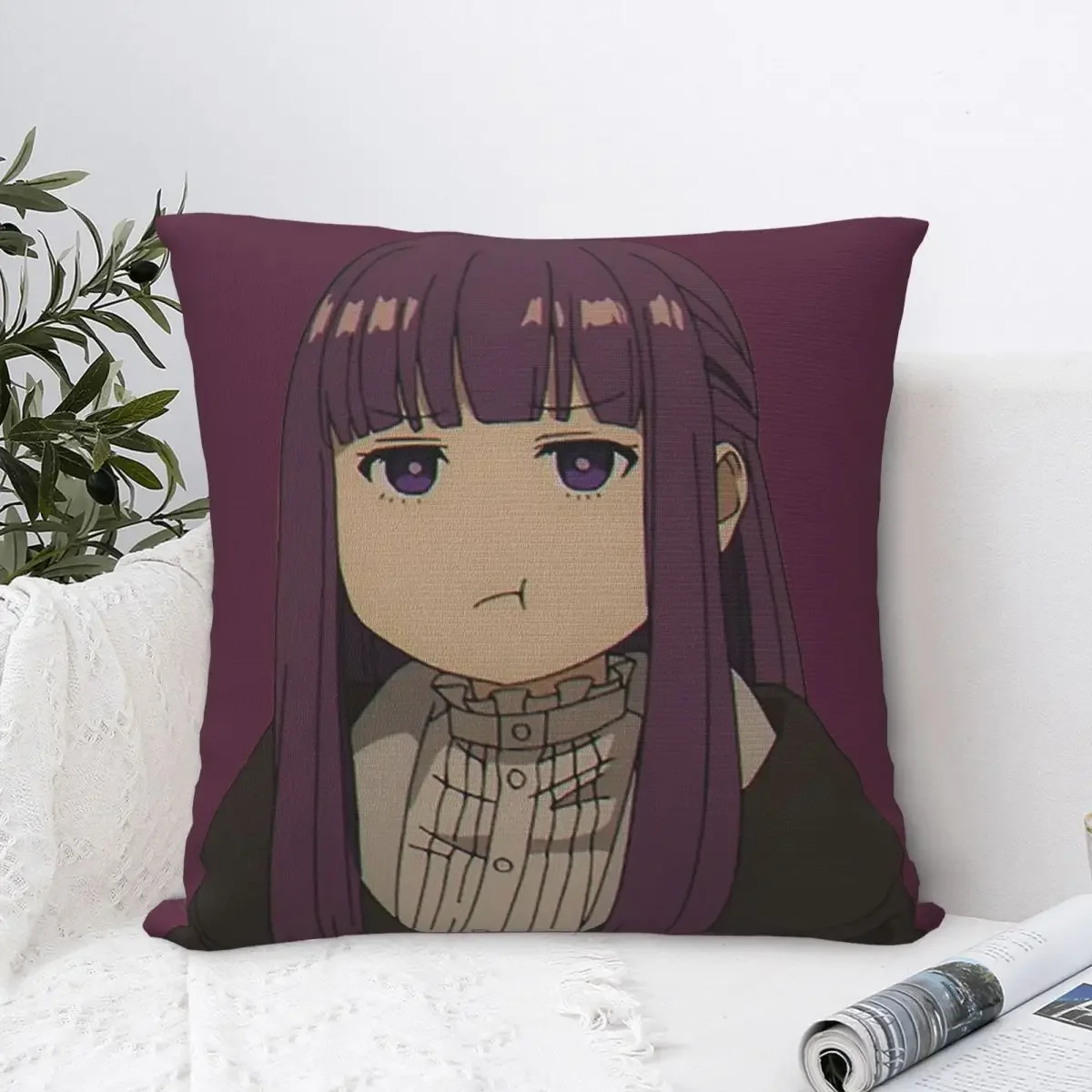 Funda-de-coj-n-de-poli-ster-Pouting-Fern-Frieren-Beyond-s-Journey-End ...