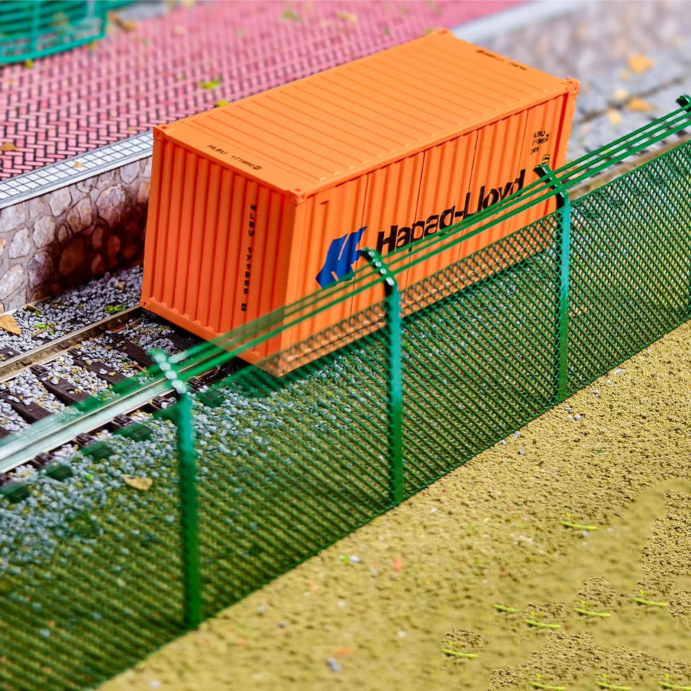 Miniature Guardrail Model Simulation Railway Track Fence Bridge Anti ...