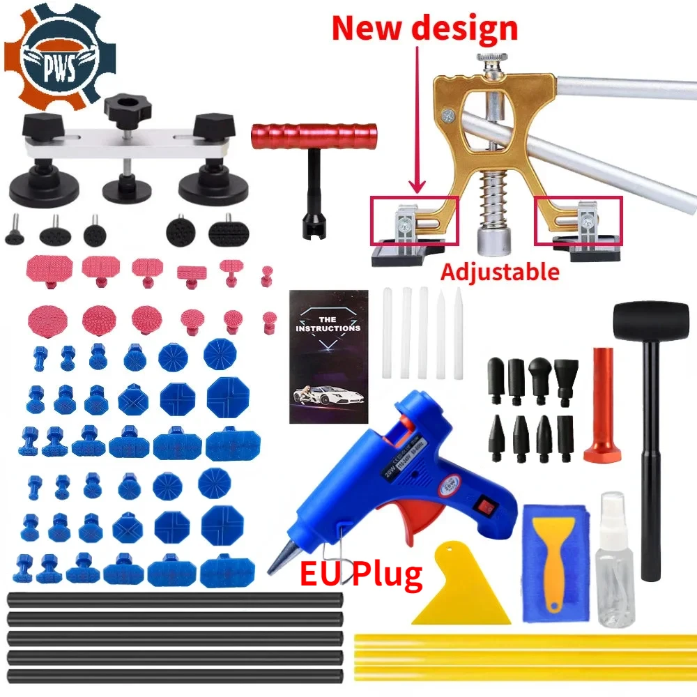 New-Car-Body-Paintless-Dent-Repair-Kits-EU-Plug-Glue-Gun-Car-Dent ...
