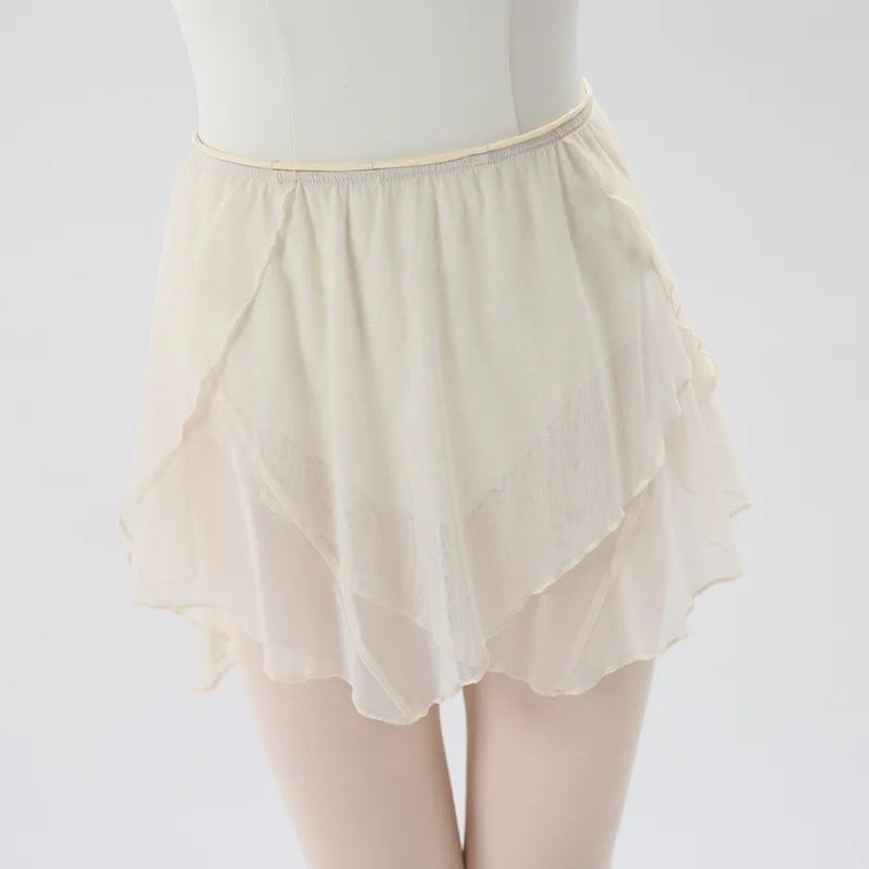 Women's Ballet Skirt Irregular design sense Half Dance Skirt Adult ...