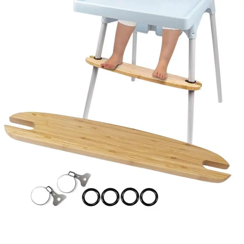 Baby-Highchair-Foot-Rest-Footrest-Baby-Natural-Bamboo-Baby-Highchair ...