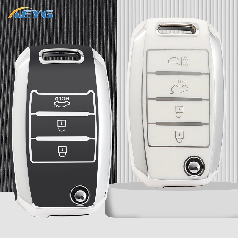 New Tpu Car Flip Key Casr Cover Shell For Kia Rio 3 K2 K3 K4 K5 ...