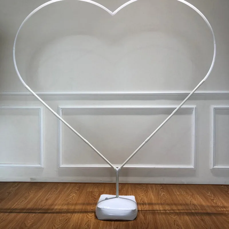 Heart-Balloon-Arch-Frame-Stand-Ring-Weddings-Engagement-Marriage ...