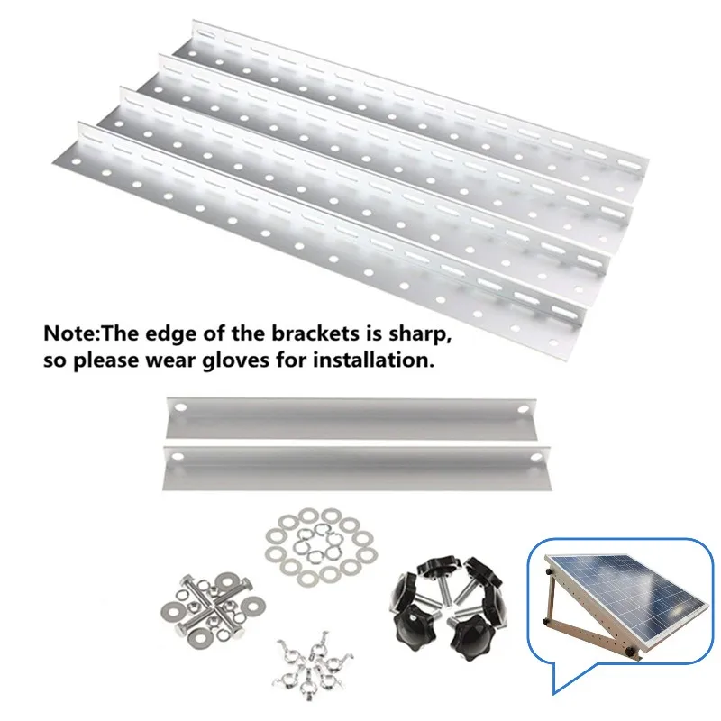 22-Inch-556MM-Triangle-Aluminum-Panel-Mounted-Bracket-For-50W-60W-100W ...