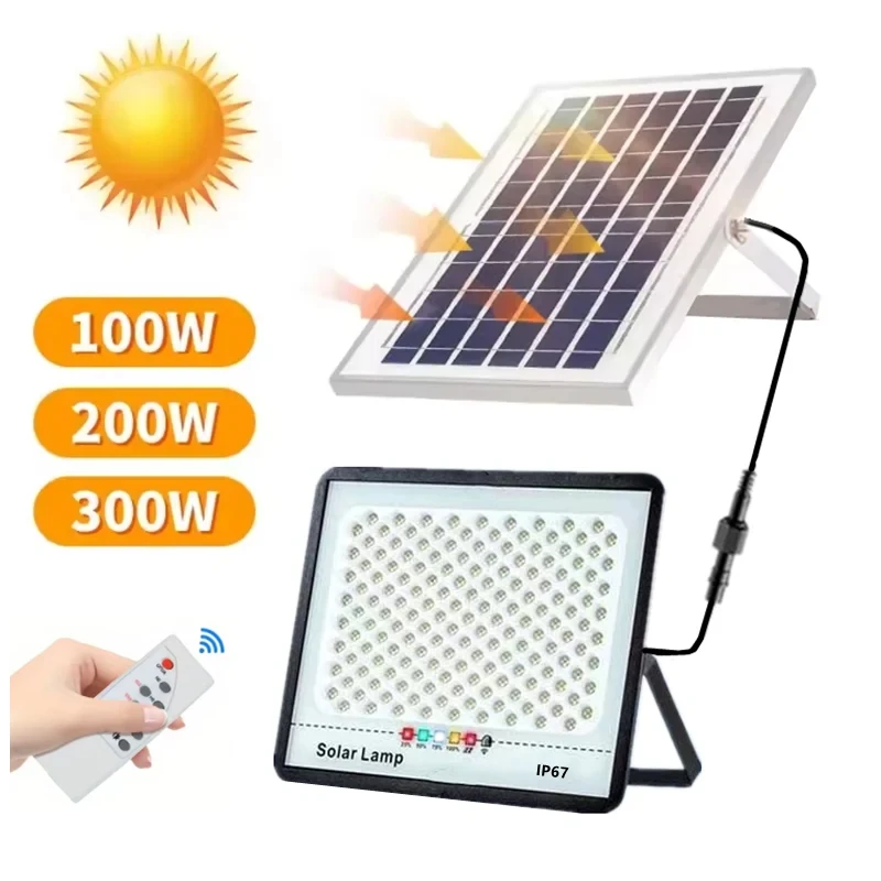 Luz-solar-LED-superbrillante-para-exteriores-reflector-impermeable-IP67 ...