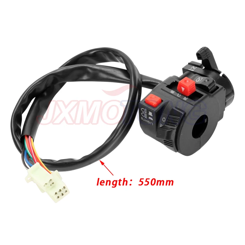 22mm-Motorcycle-ATV-Handle-Bar-Switch-5-function-Light-Horn-Turn-Signal ...