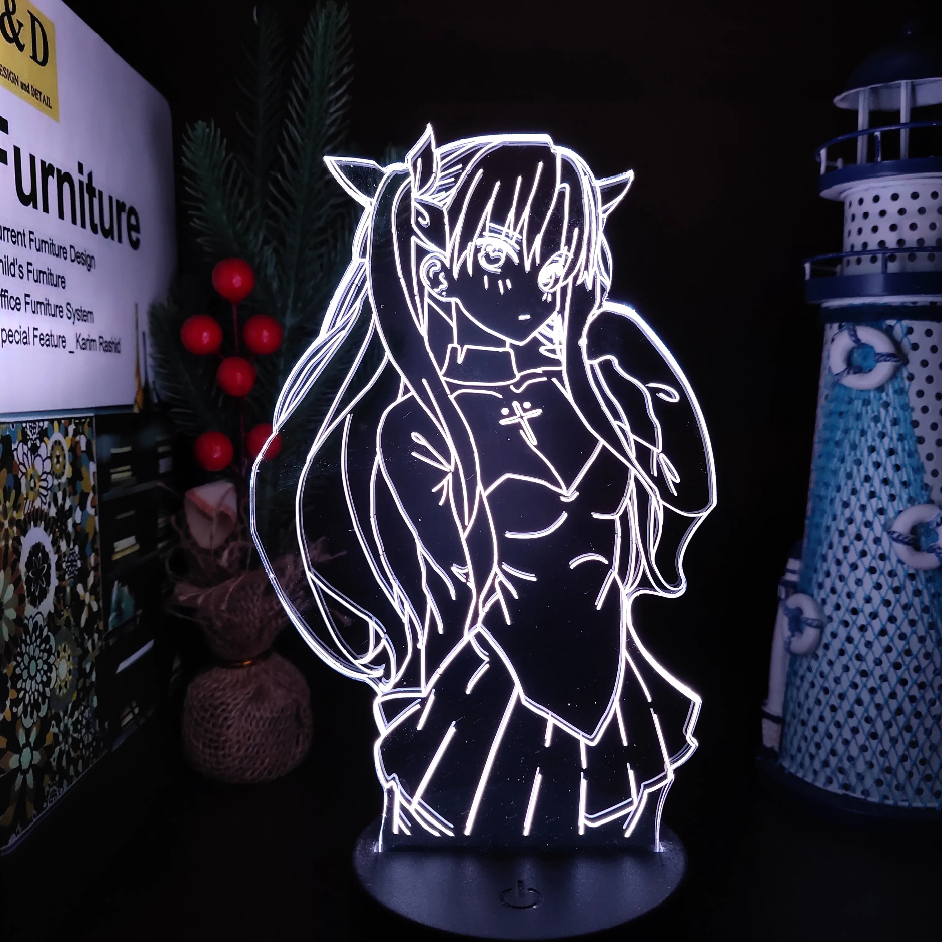 Fate-Stay-Night-Tohsaka-Rin-Anime-3D-LED-Illusion-Lamp-Nightlights ...
