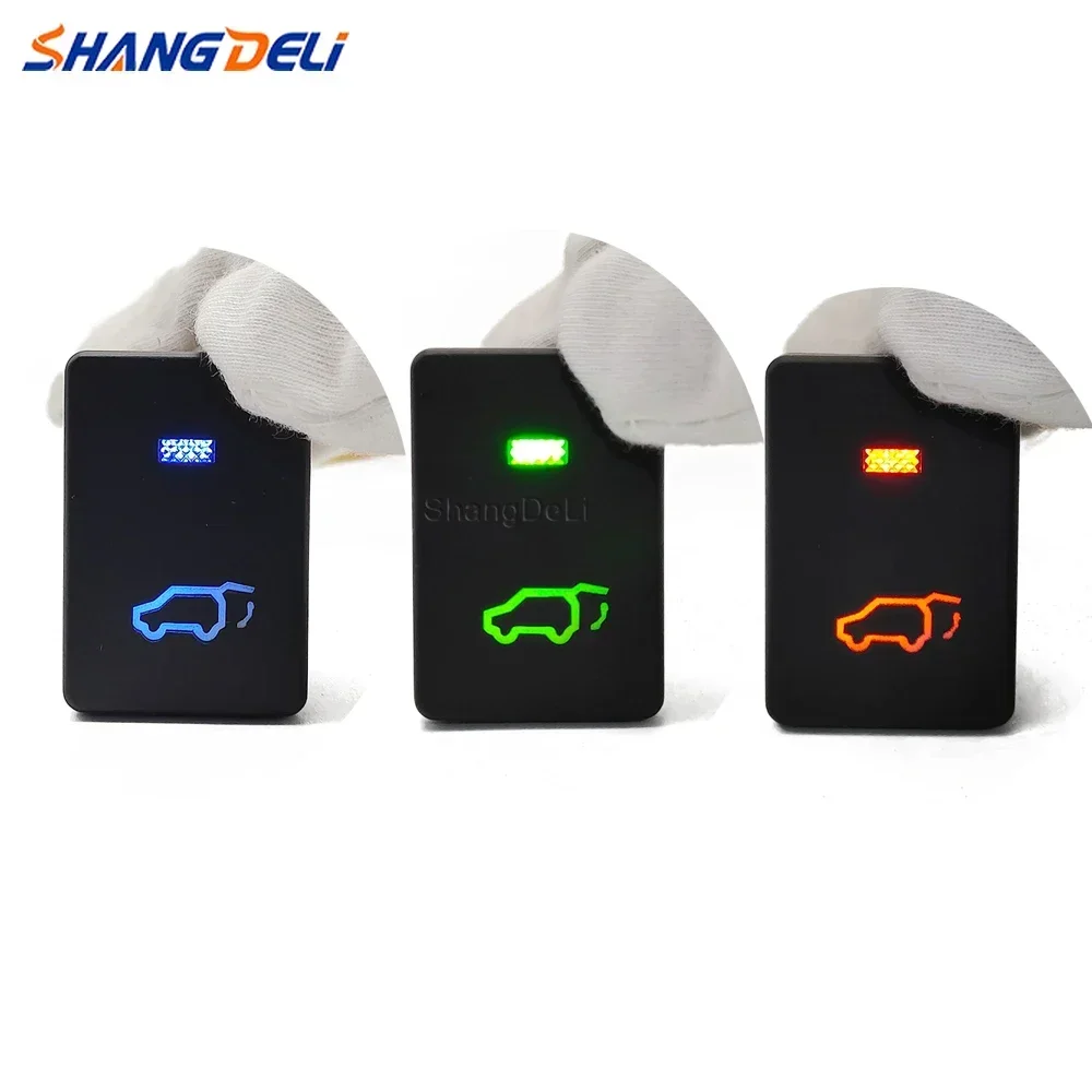 1 Pc Car LED Light Rear Tailgate Boot Release Trunk Switch Push Button ...