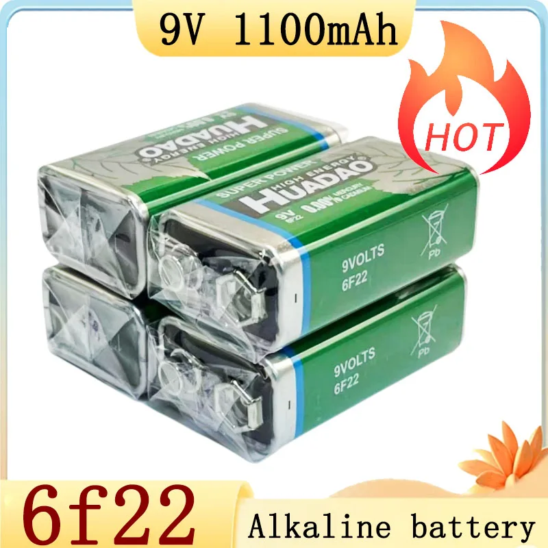 1-30pcs Disposable 9 Volt Battery 9V Battery Multimeter Alarm ...