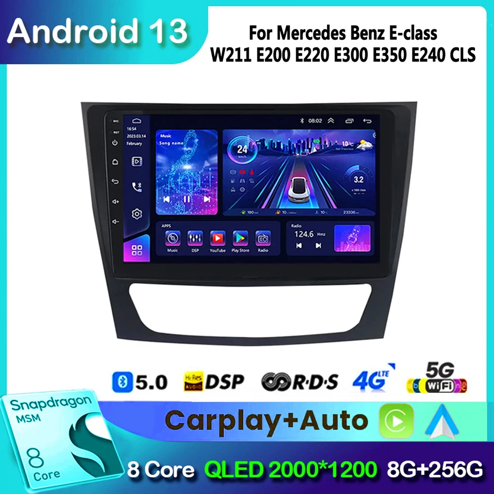 Android-for-Mercedes-Benz-E-class-E-Class-W211-E200-CLS-2002-2010-Auto ...