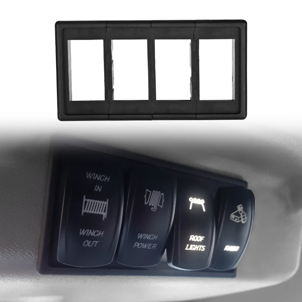 ADPOW Car Boat Rocker Switch Clip Panel Patrol Holder Housing For ARB ...