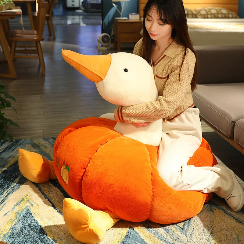 Cute-Duck-and-Pumpkin-two-in-one-Plush-Toy-Stuffed-Soft-Duck-Pumpkin ...