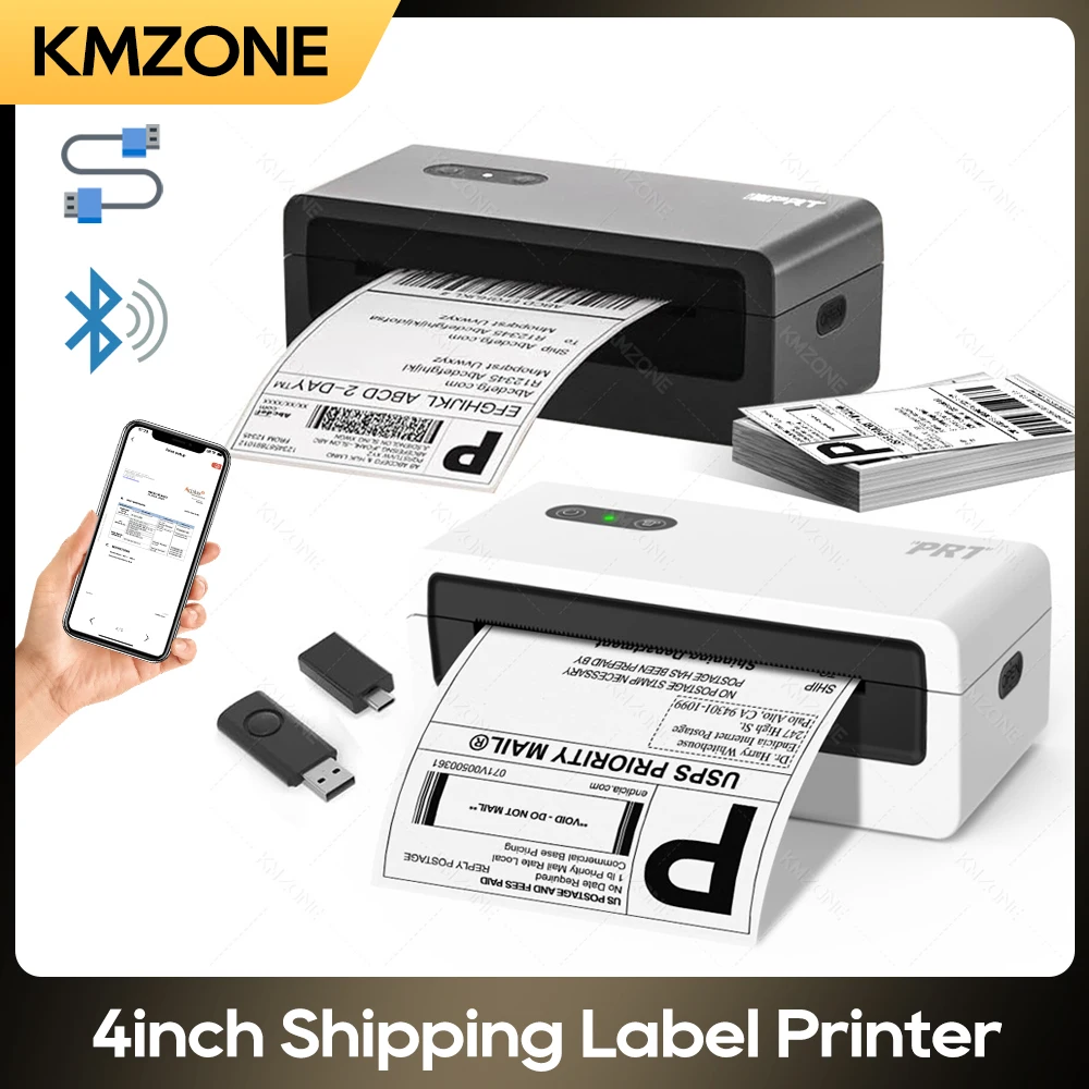 4x6 inch Thermal Printer Shipping Label Express Barcode Price Sticker ...